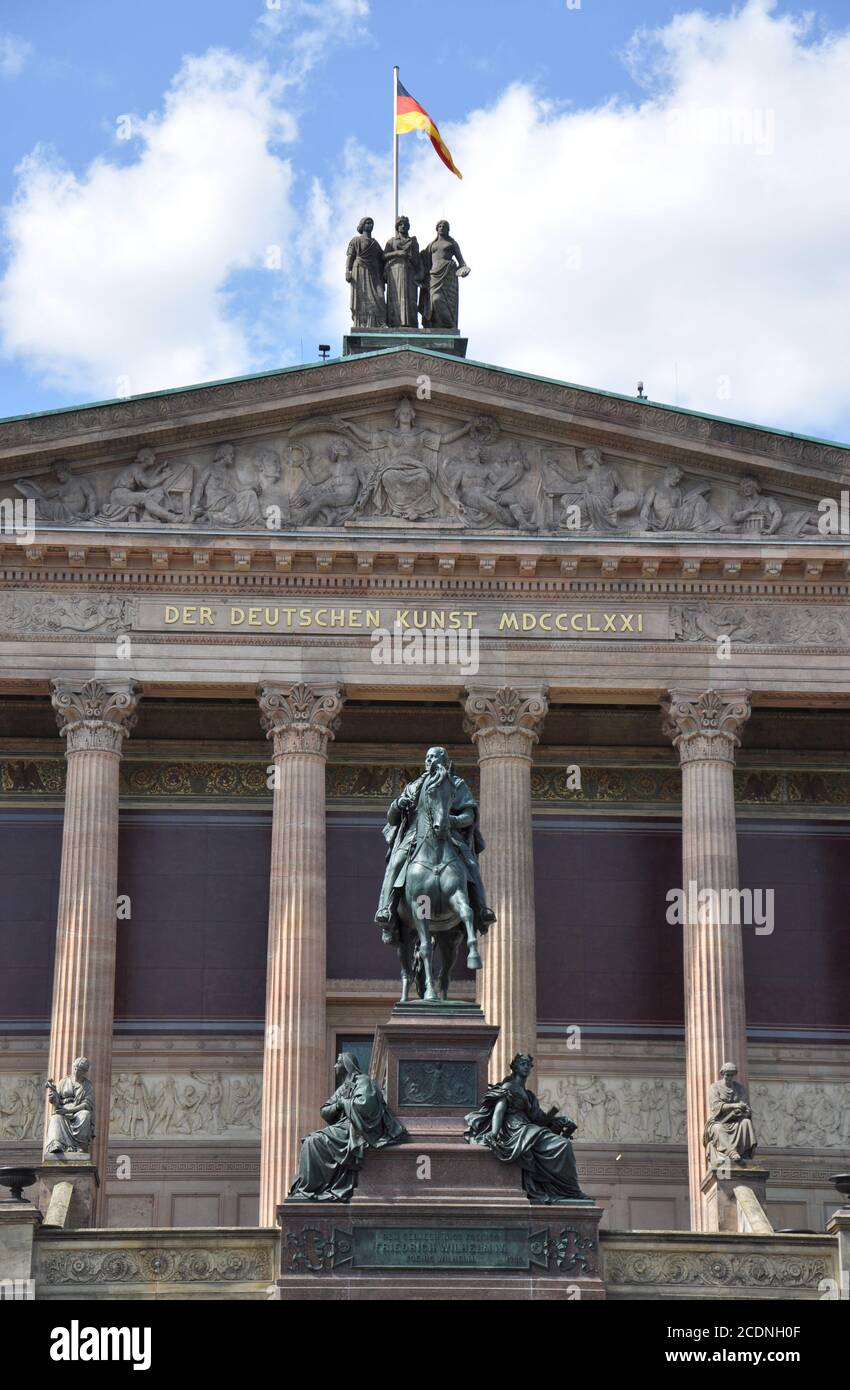 Old National Gallery in Berlin Stock Photo - Alamy