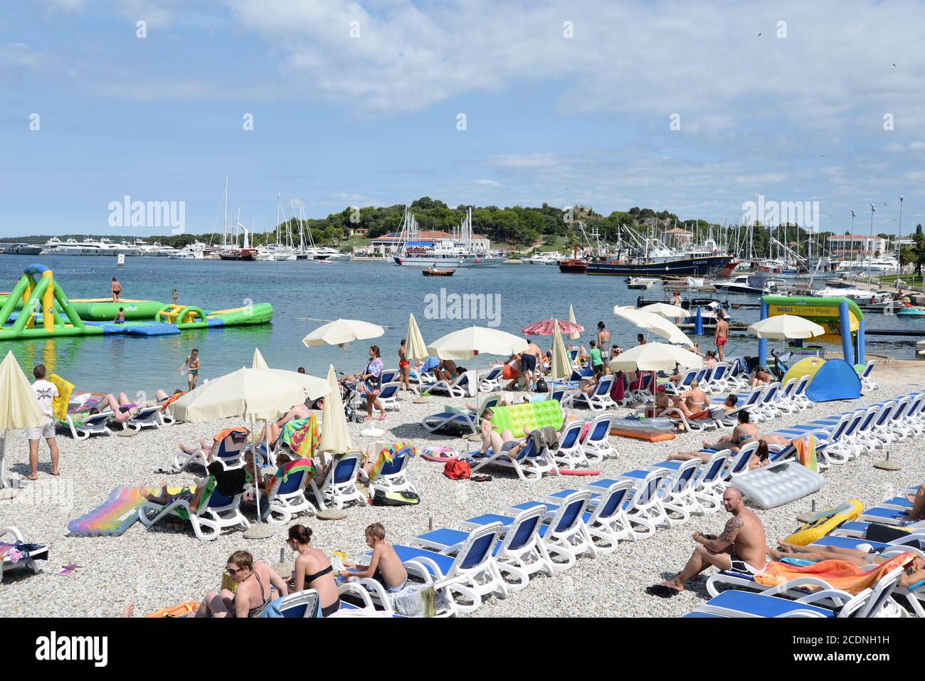 Beach near Vrsar, Croatia Stock Photo - Alamy