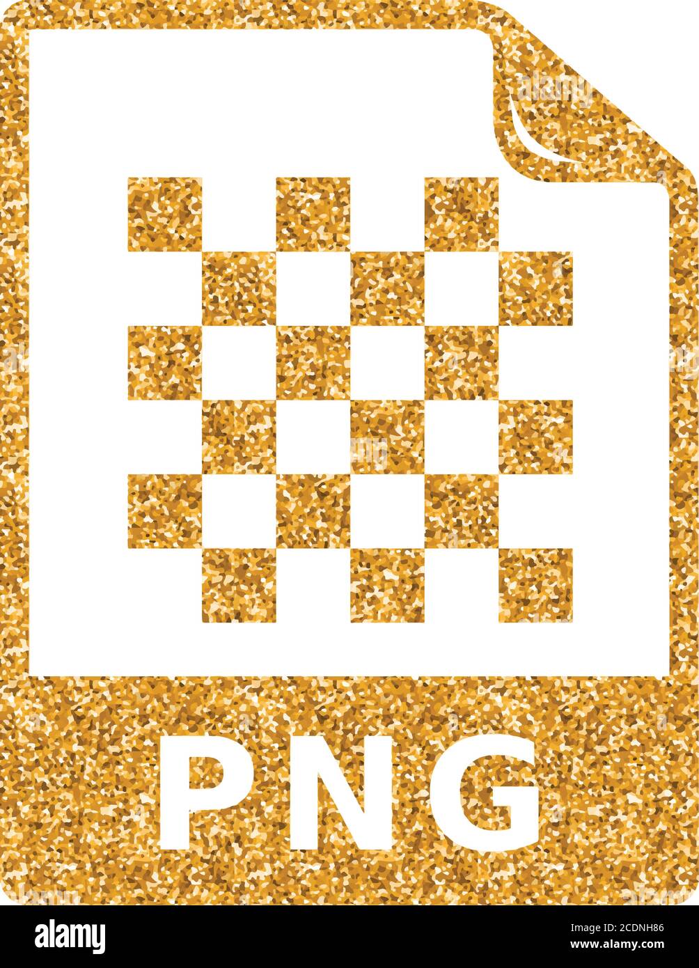 Image picture file format icon in gold glitter texture. Sparkle luxury ...