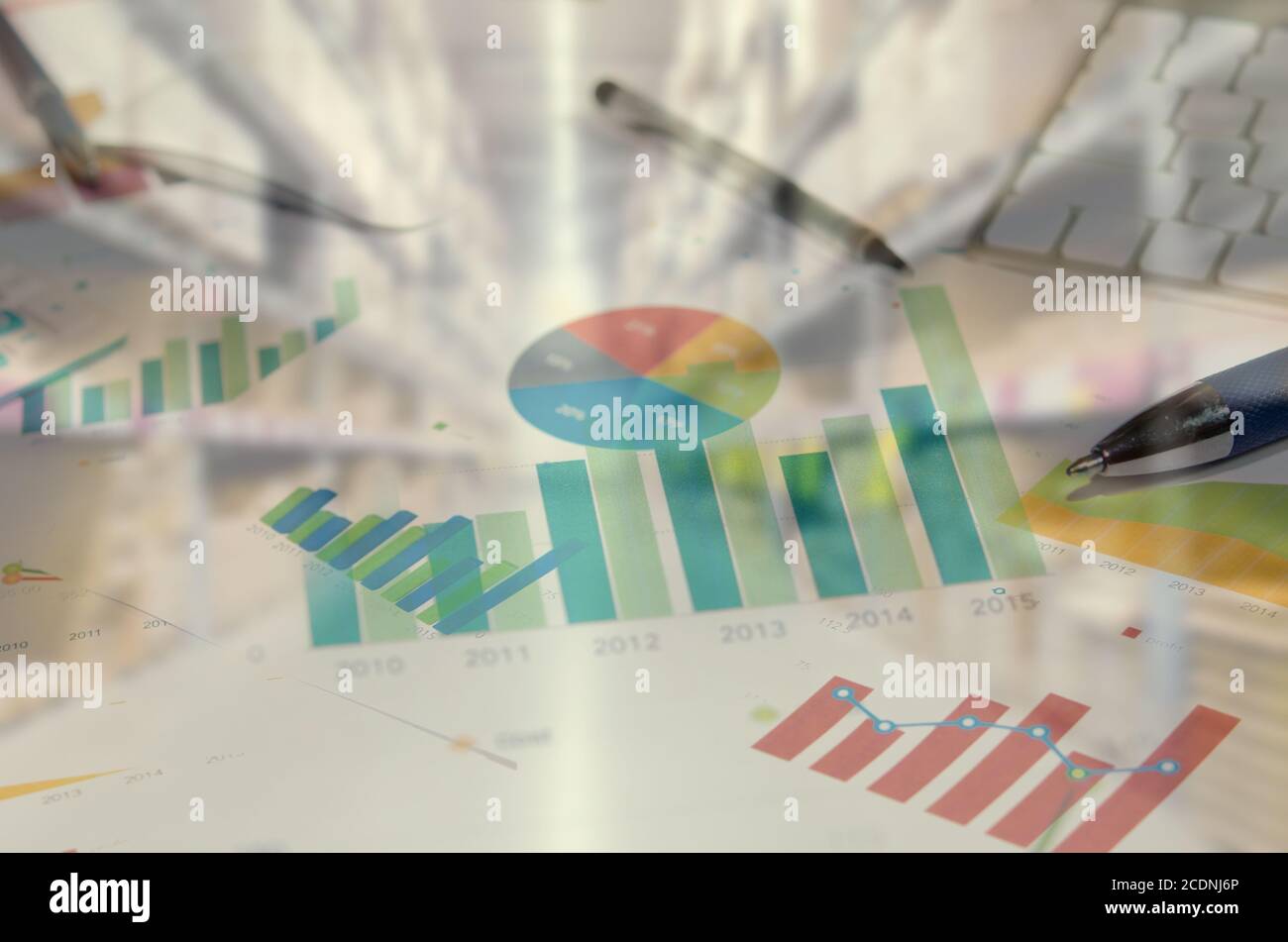 business concept graph Stock Photo - Alamy