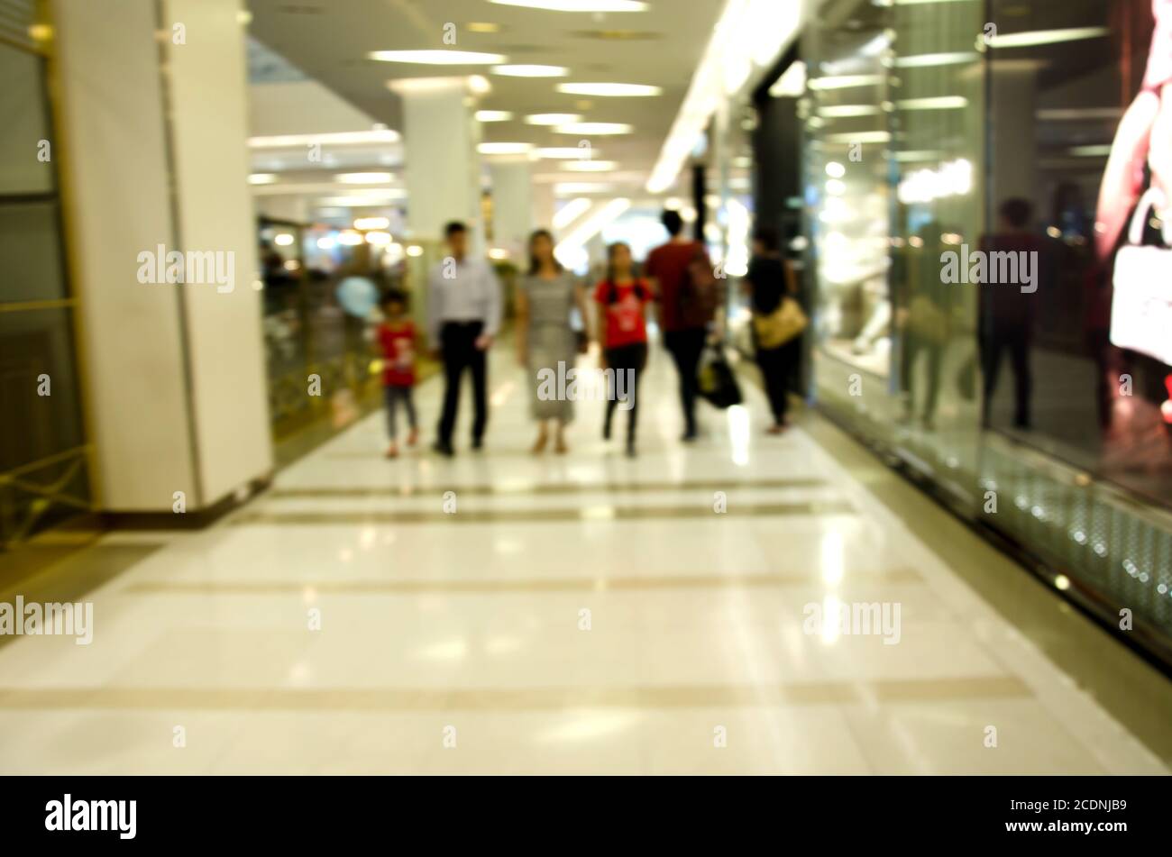 Abstract blur people walking Stock Photo - Alamy