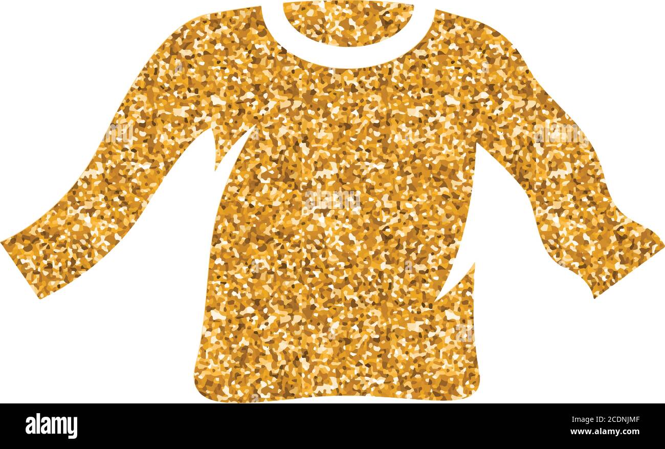 Gold t shirt Cut Out Stock Images & Pictures - Alamy
