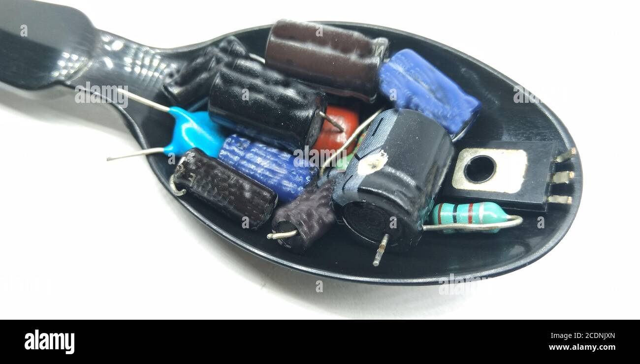 A picture of mobile parts Stock Photo - Alamy