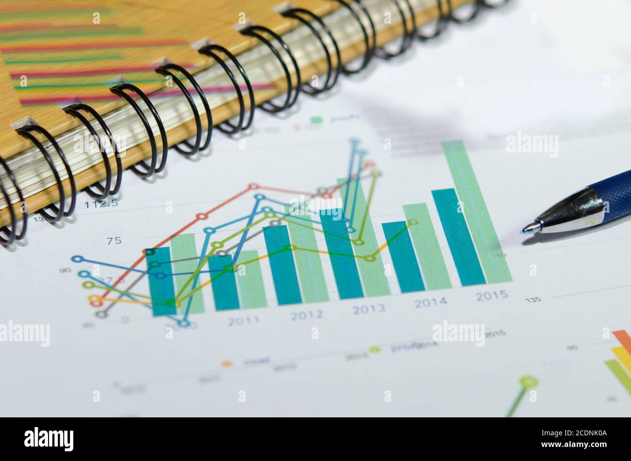 business concept graph Stock Photo - Alamy