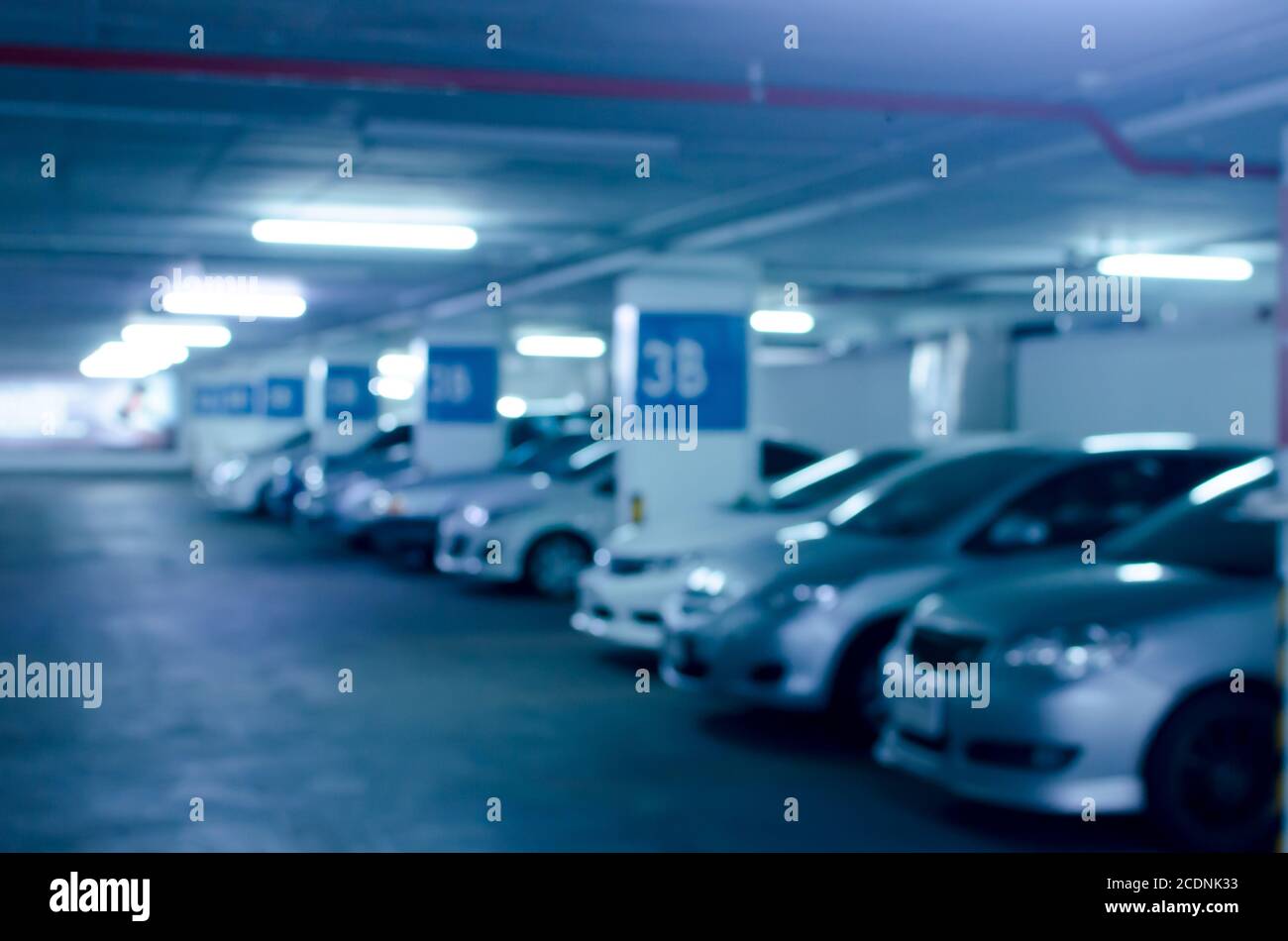 Abstract blur parking lot Stock Photo - Alamy