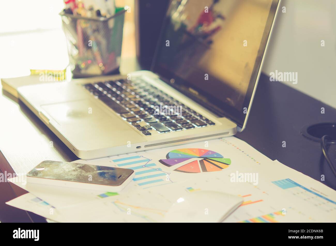 Business documents computer Stock Photo - Alamy