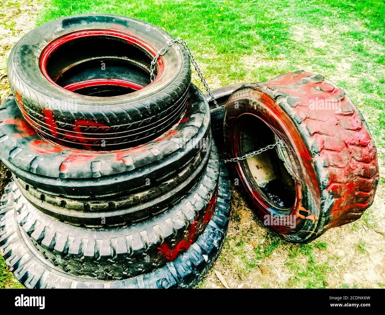 A picture of rubber tires Stock Photo - Alamy
