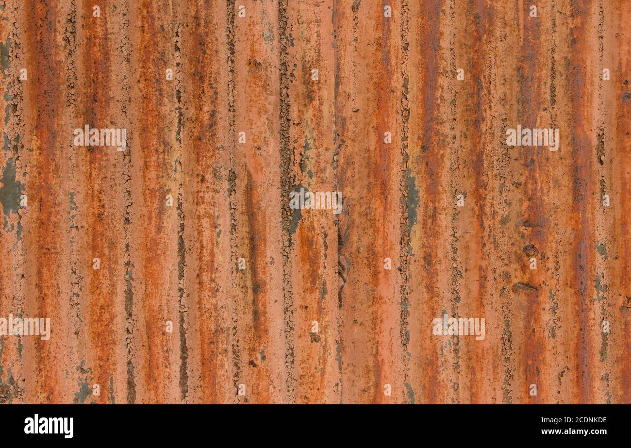 Surface old painted brown rusty iron sheet Stock Photo - Alamy