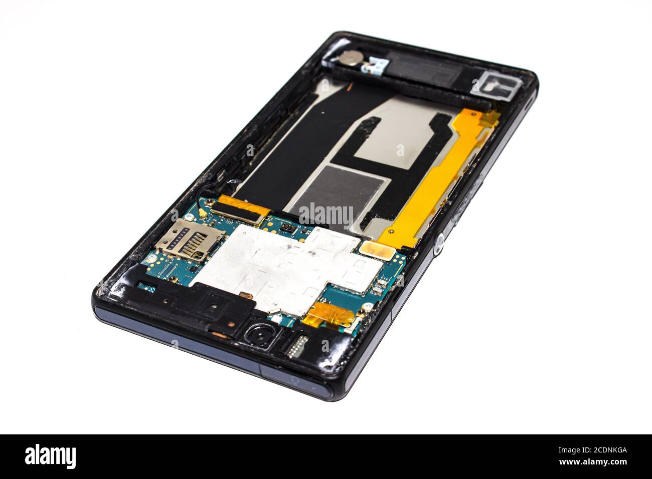 Side view perspective smartphone Cut Out Stock Images & Pictures - Alamy