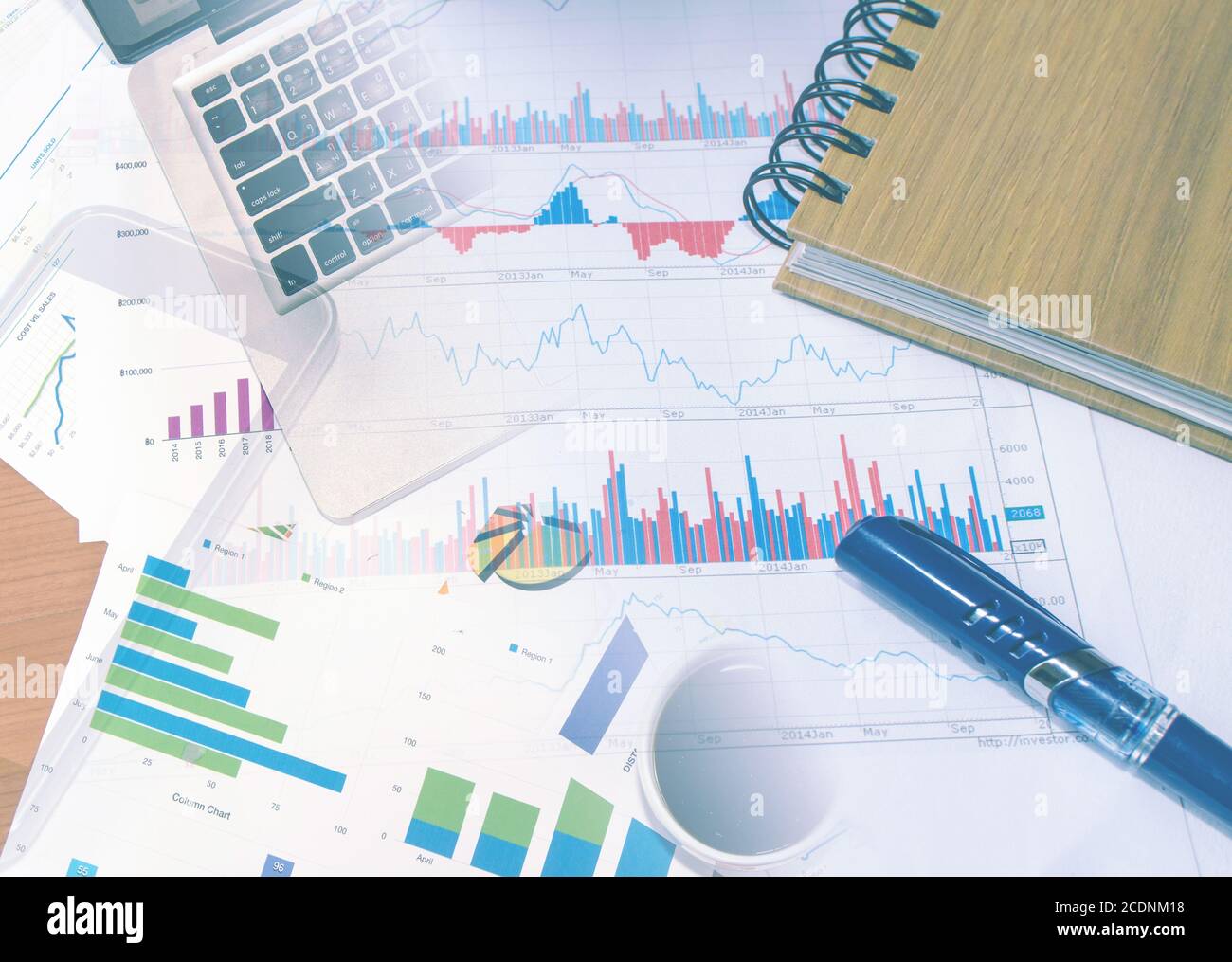 business concept graph Stock Photo - Alamy