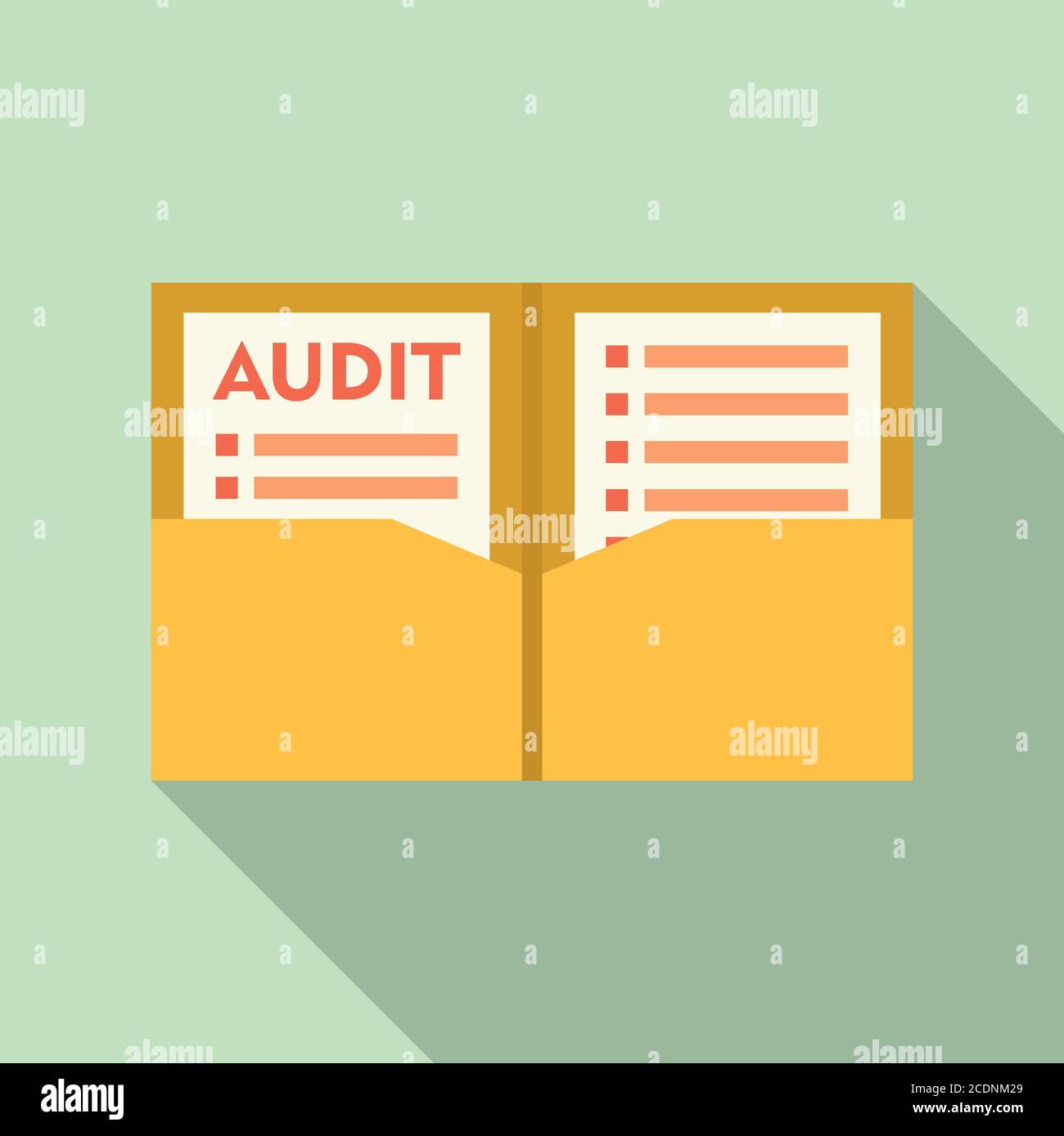 Audit documents icon. Flat illustration of audit documents vector icon ... Audit documents icon. Flat illustration of audit documents vector icon ...