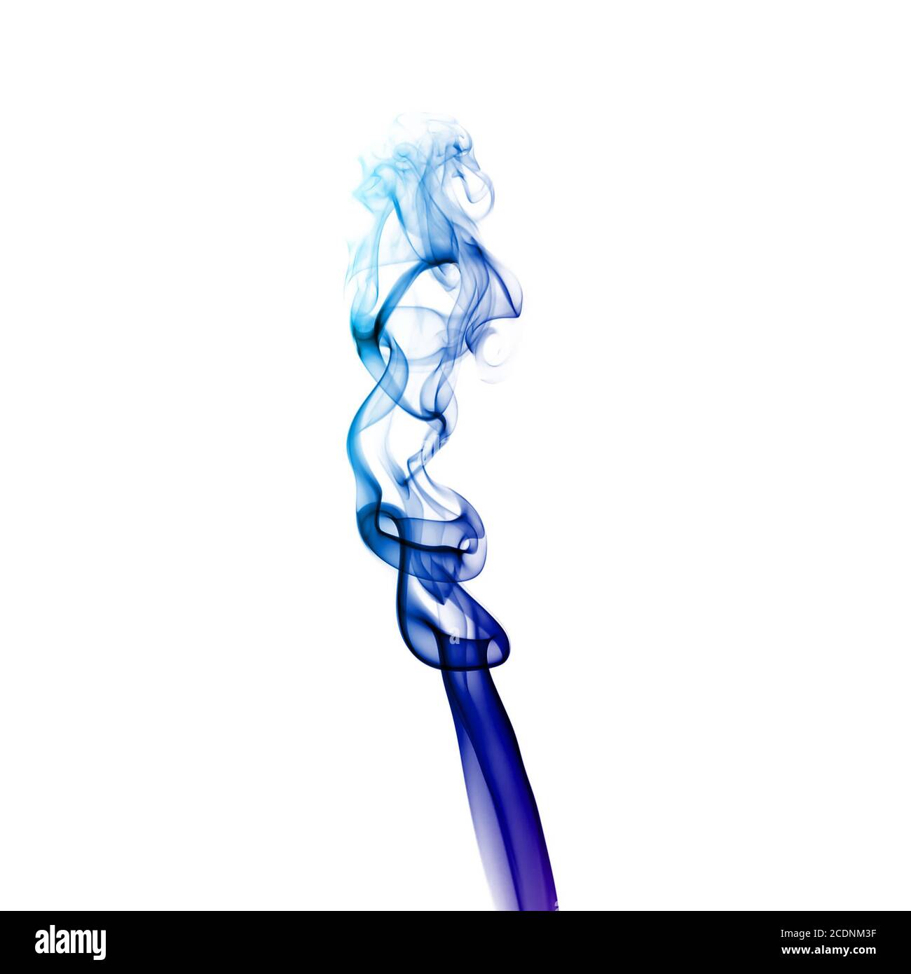 Abstract blue smoke Stock Photo - Alamy