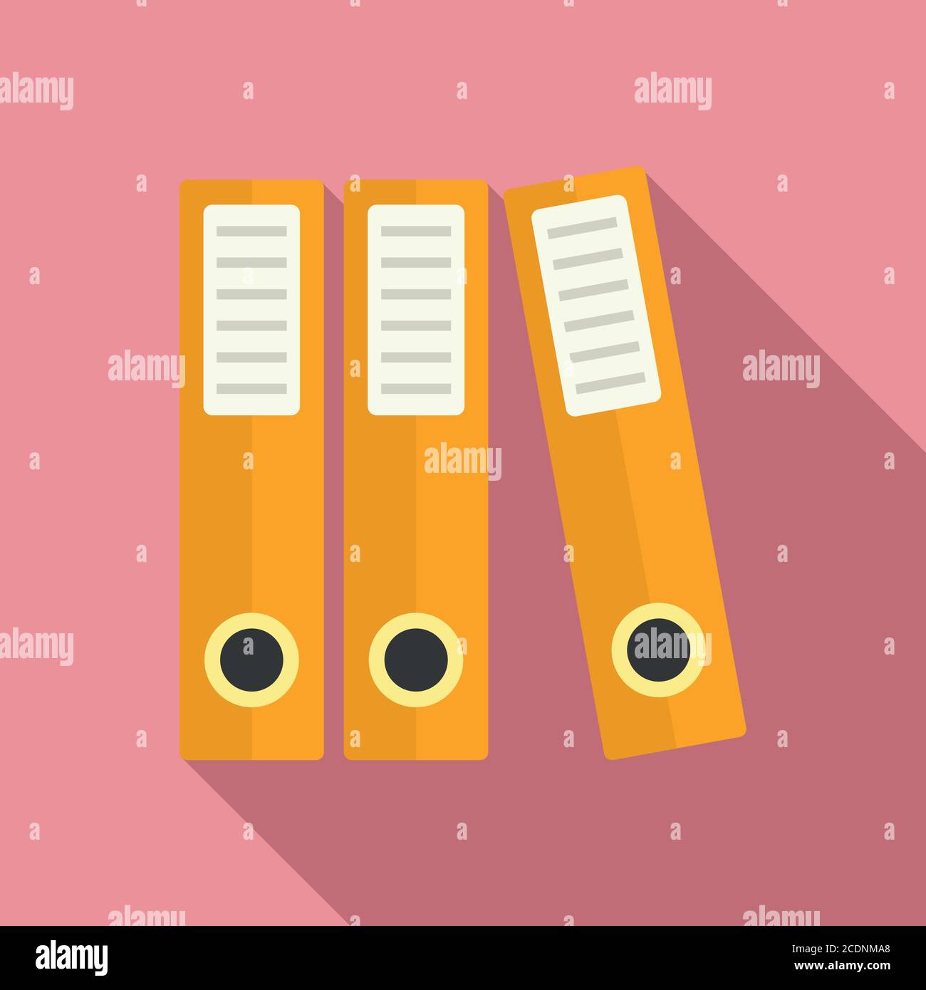 Audit folder icon. Flat illustration of audit folder vector icon for ...