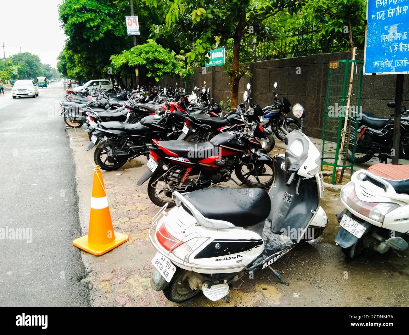 A picture of parking area Stock Photo - Alamy