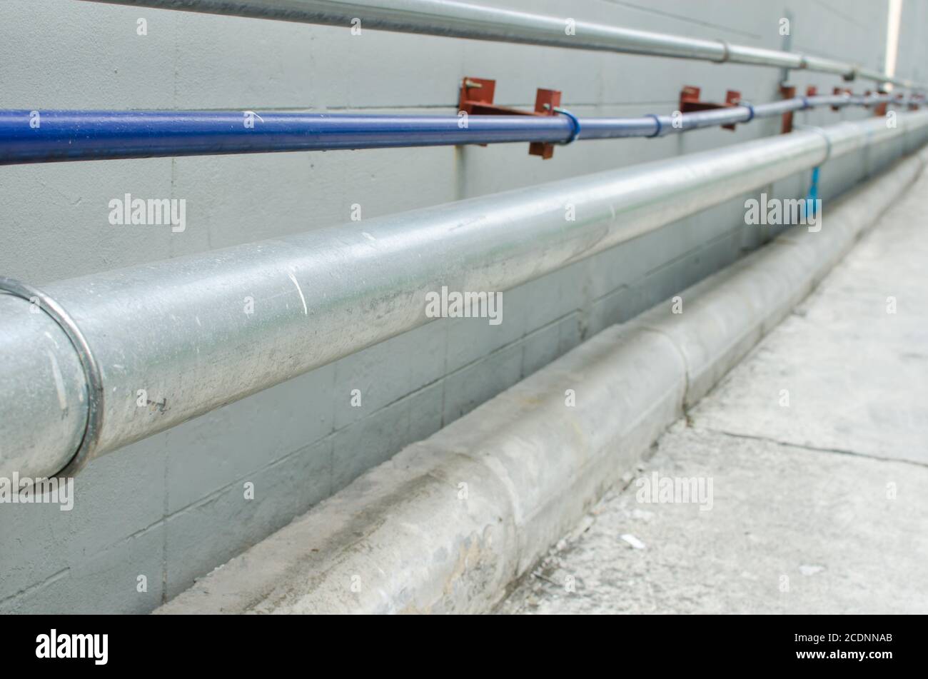 Stainless steel pipes Stock Photo - Alamy