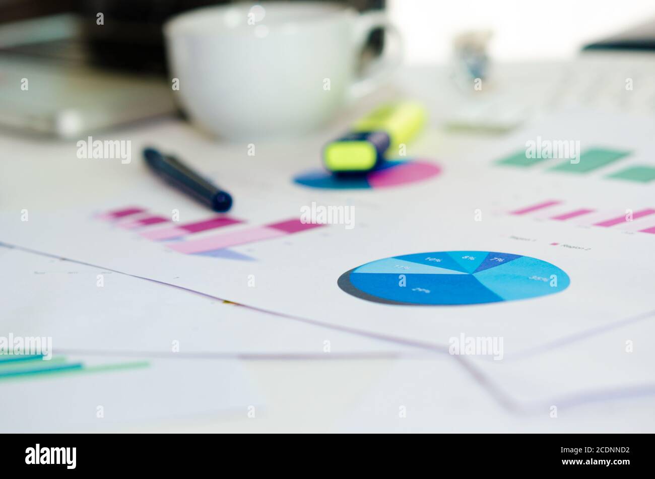 Business graph analysis Stock Photo - Alamy