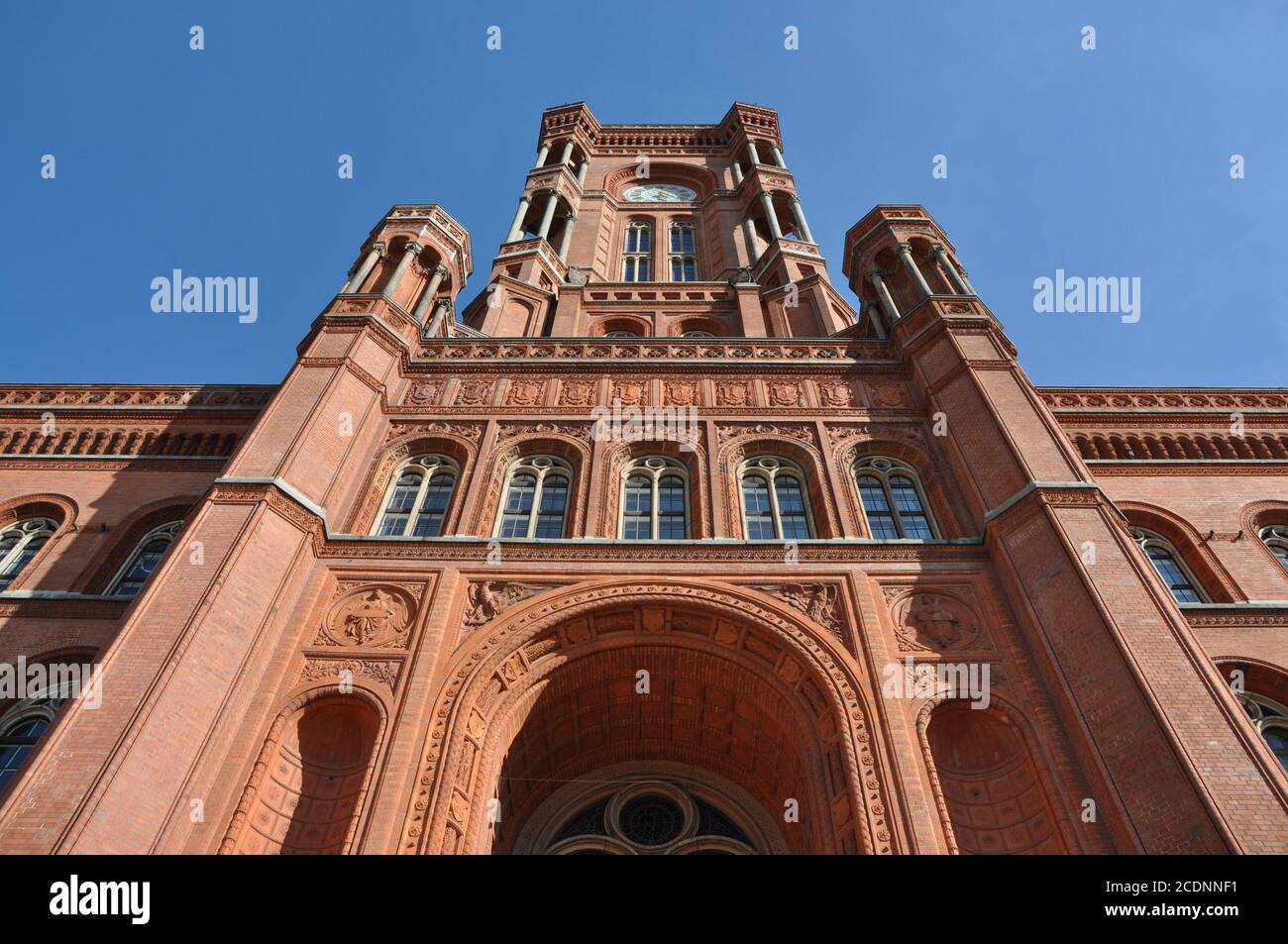 Red City Hall in Berlin Stock Photo - Alamy
