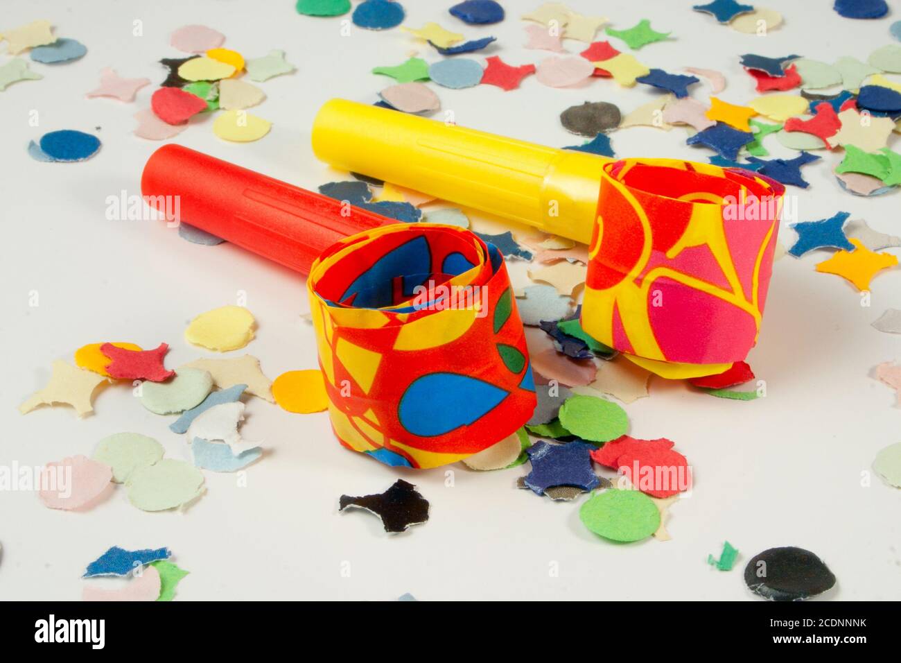 Two colored whistles Stock Photo - Alamy