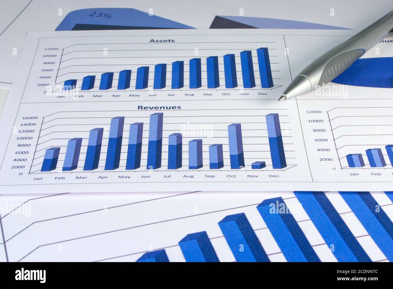 Financial Management Chart #1 Stock Photo - Alamy