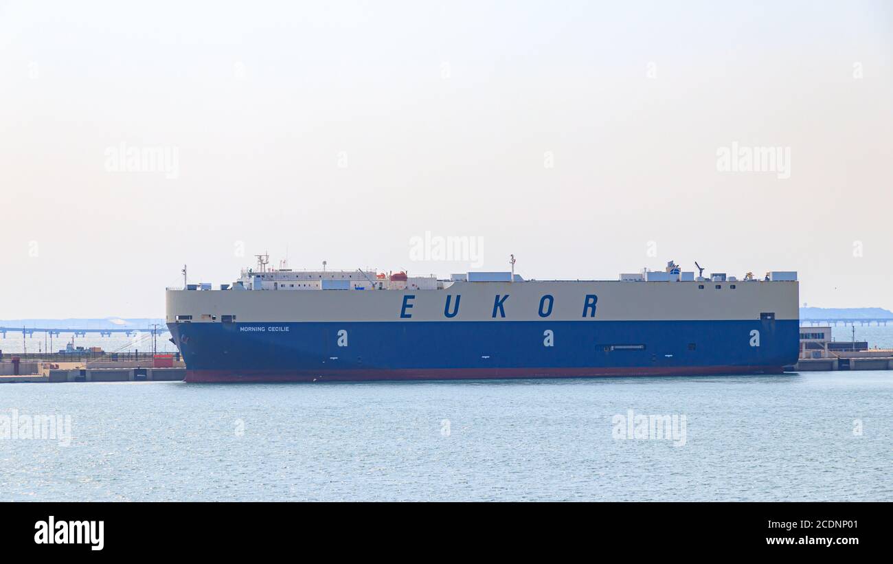 Incheon, Korea - Jun 19, 2020. Incheon International Ferry Wharf ...