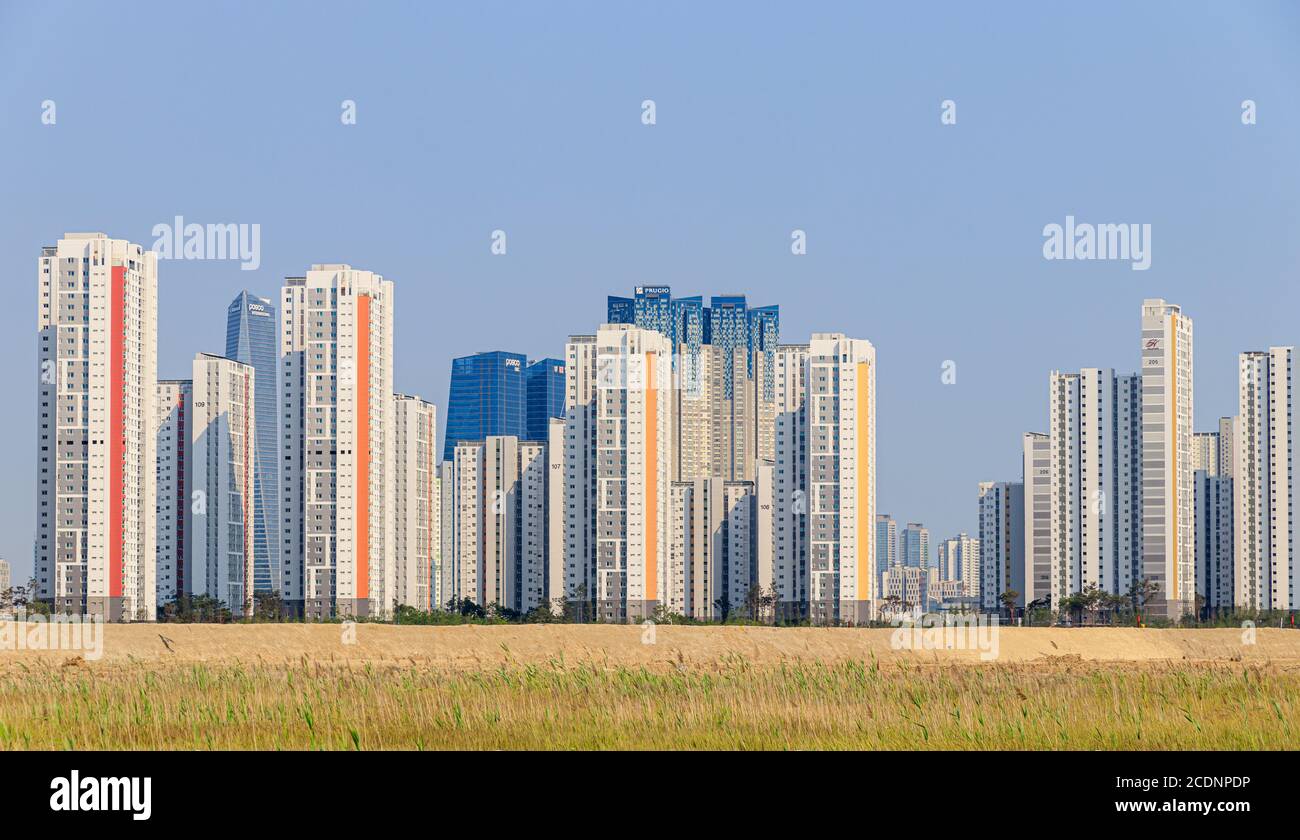 Incheon Songdo, Korea, 19 June 2020 - Incheon Songdo International City ...