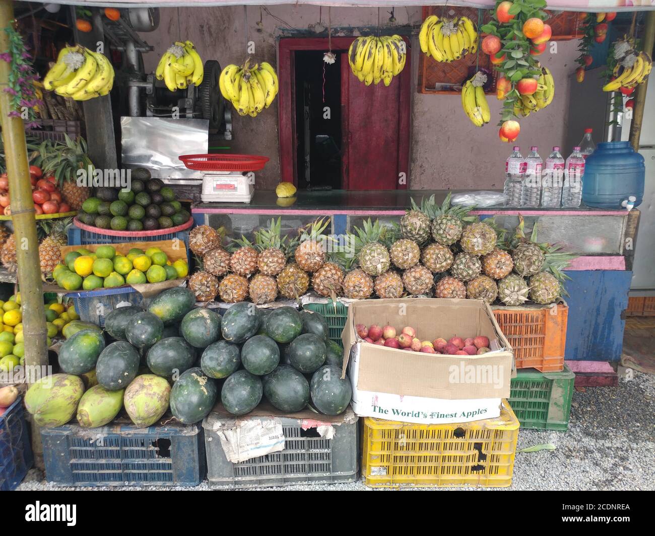 Delicious seasonal fruits store in Asia Stock Photo - Alamy