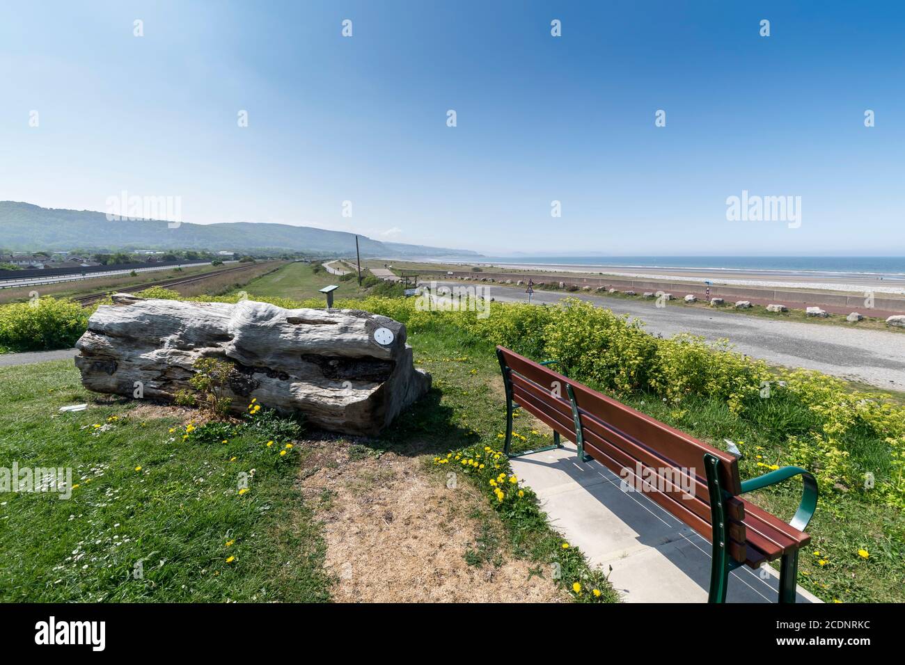 Abergele Pensarn beach on the North Wales coast photo taken during ...