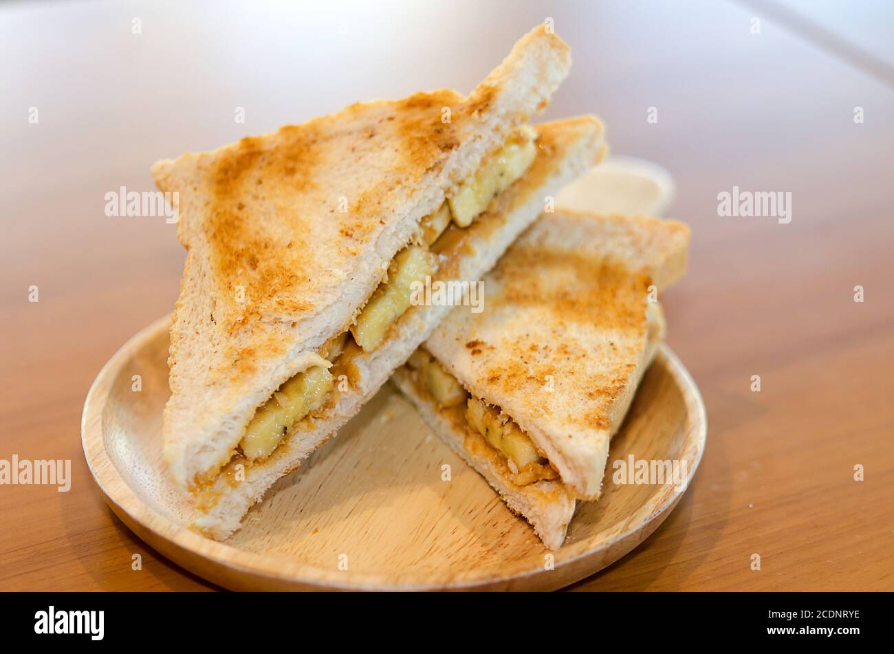 Banana bread filling Stock Photo - Alamy