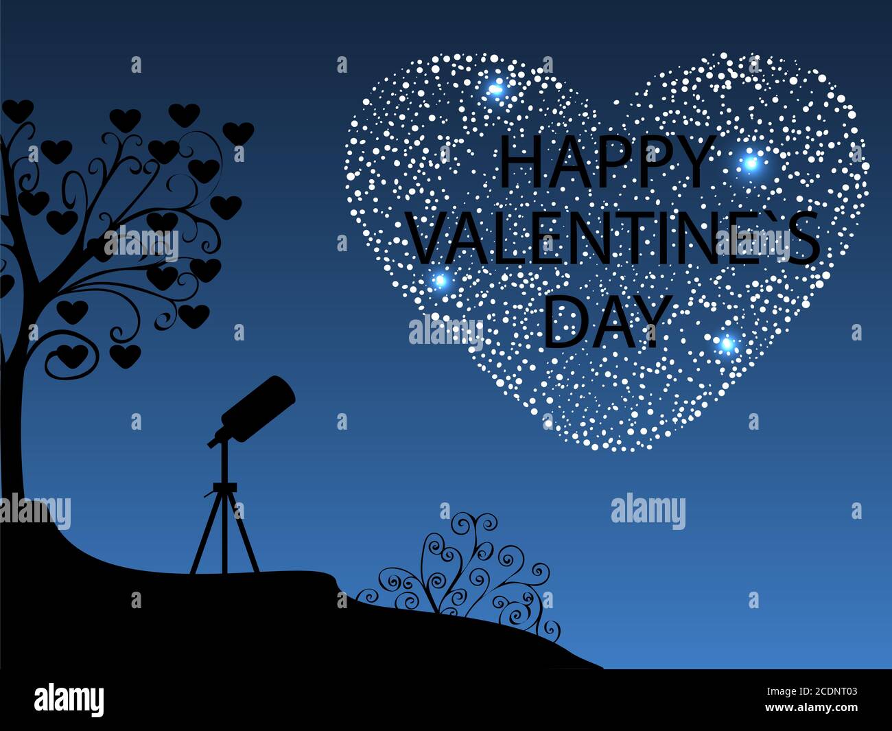 Night sky romantic couple hi-res stock photography and images - Alamy