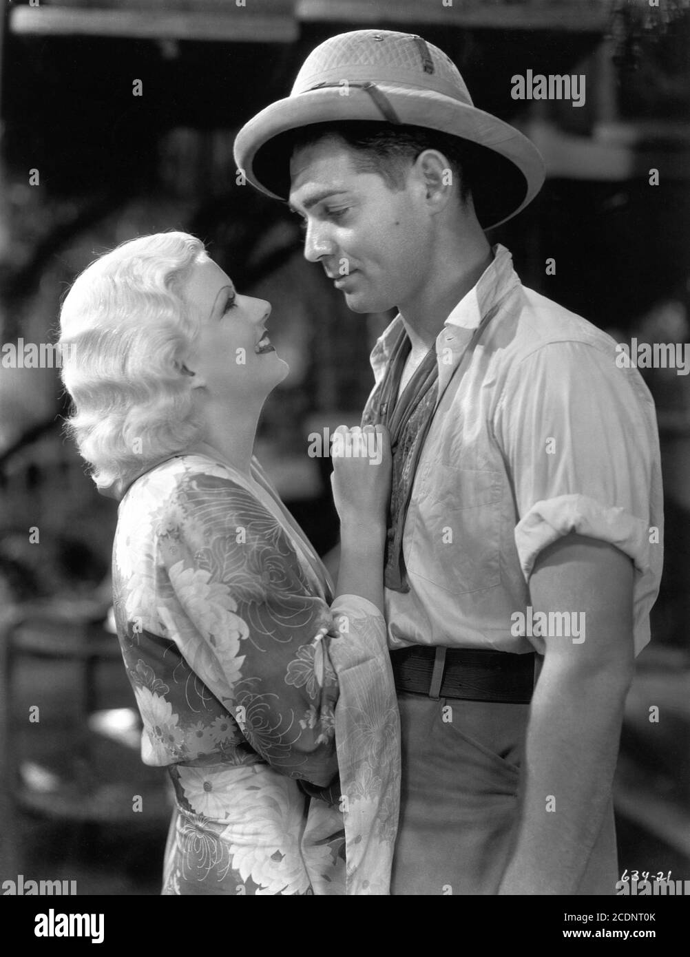 JEAN HARLOW and CLARK GABLE in RED DUST 1932 director VICTOR FLEMING ...