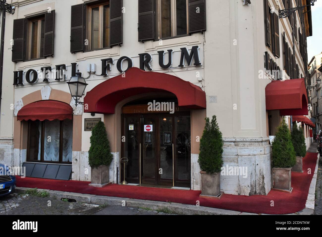 HOTEL FORUM LUXURIOUS HOTEL A FEW STEPS FROM THE COLOSSEUM Stock Photo ...