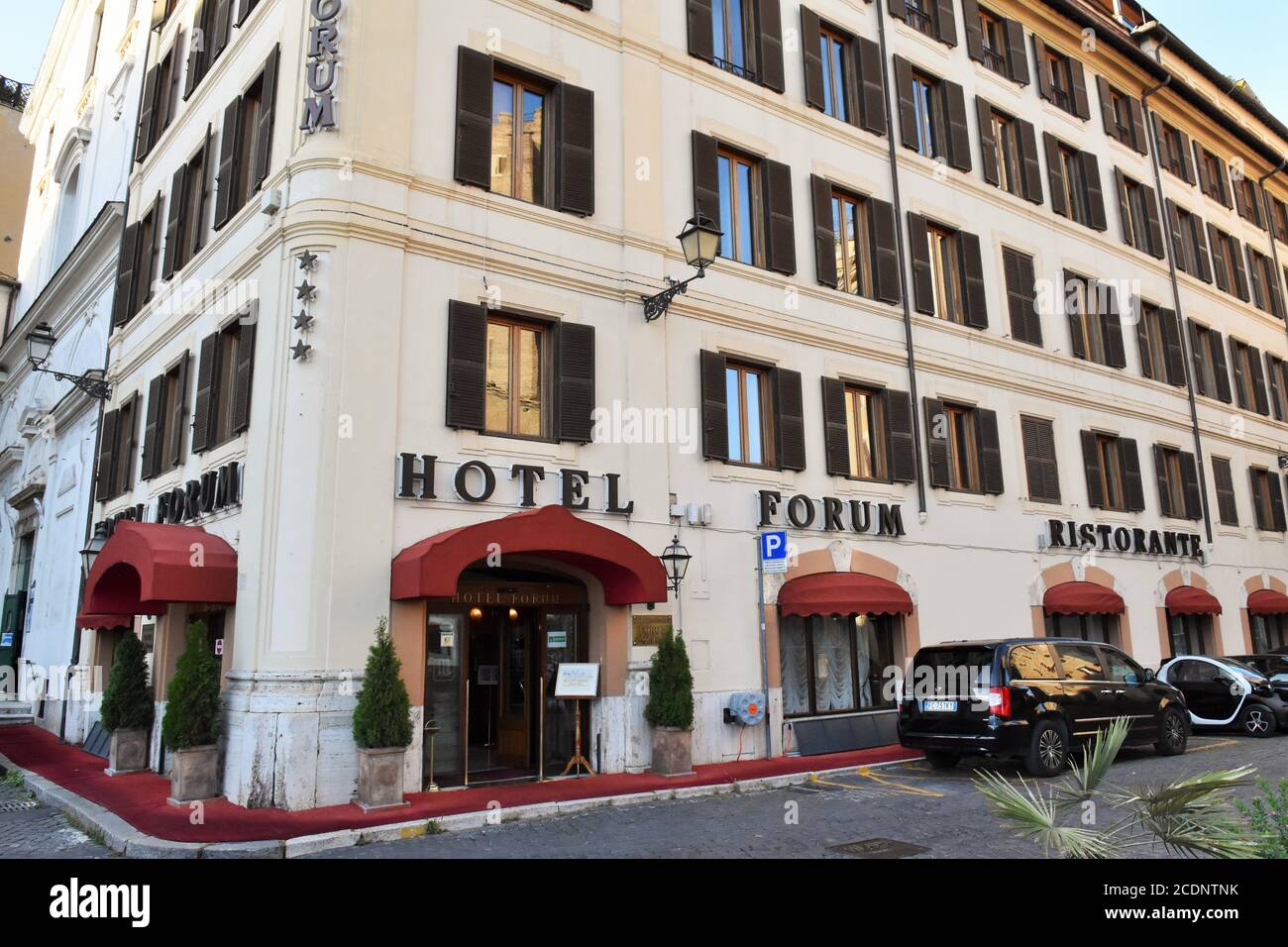 HOTEL FORUM LUXURIOUS HOTEL A FEW STEPS FROM THE COLOSSEUM Stock Photo ...