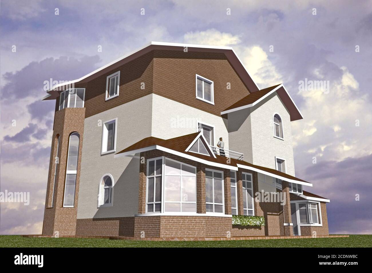 Cottage house model hi-res stock photography and images - Alamy