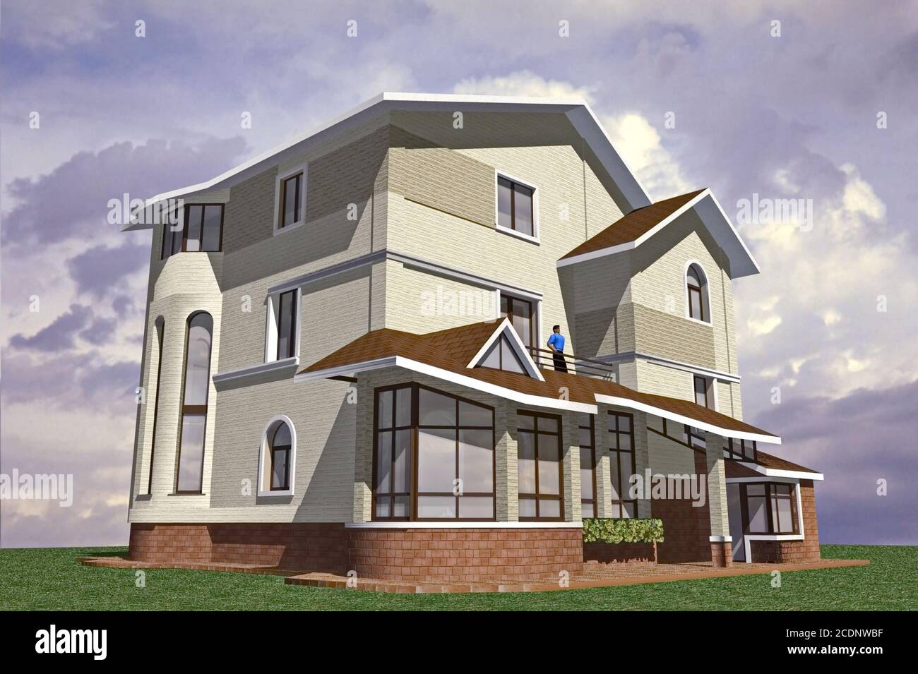 Cottage house model hi-res stock photography and images - Alamy