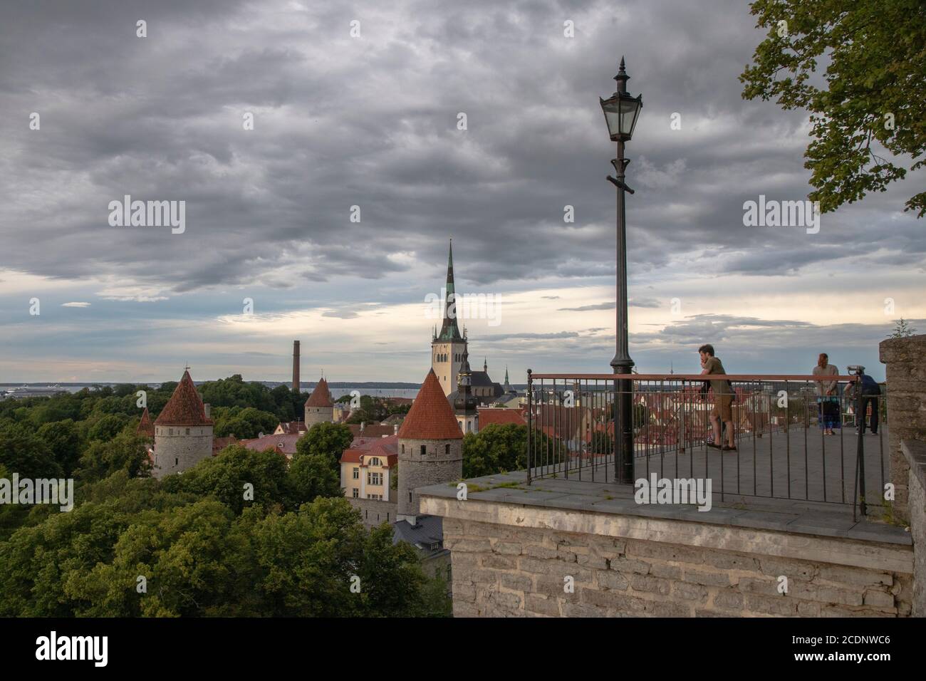 Tallinn skyline summer hi-res stock photography and images - Alamy