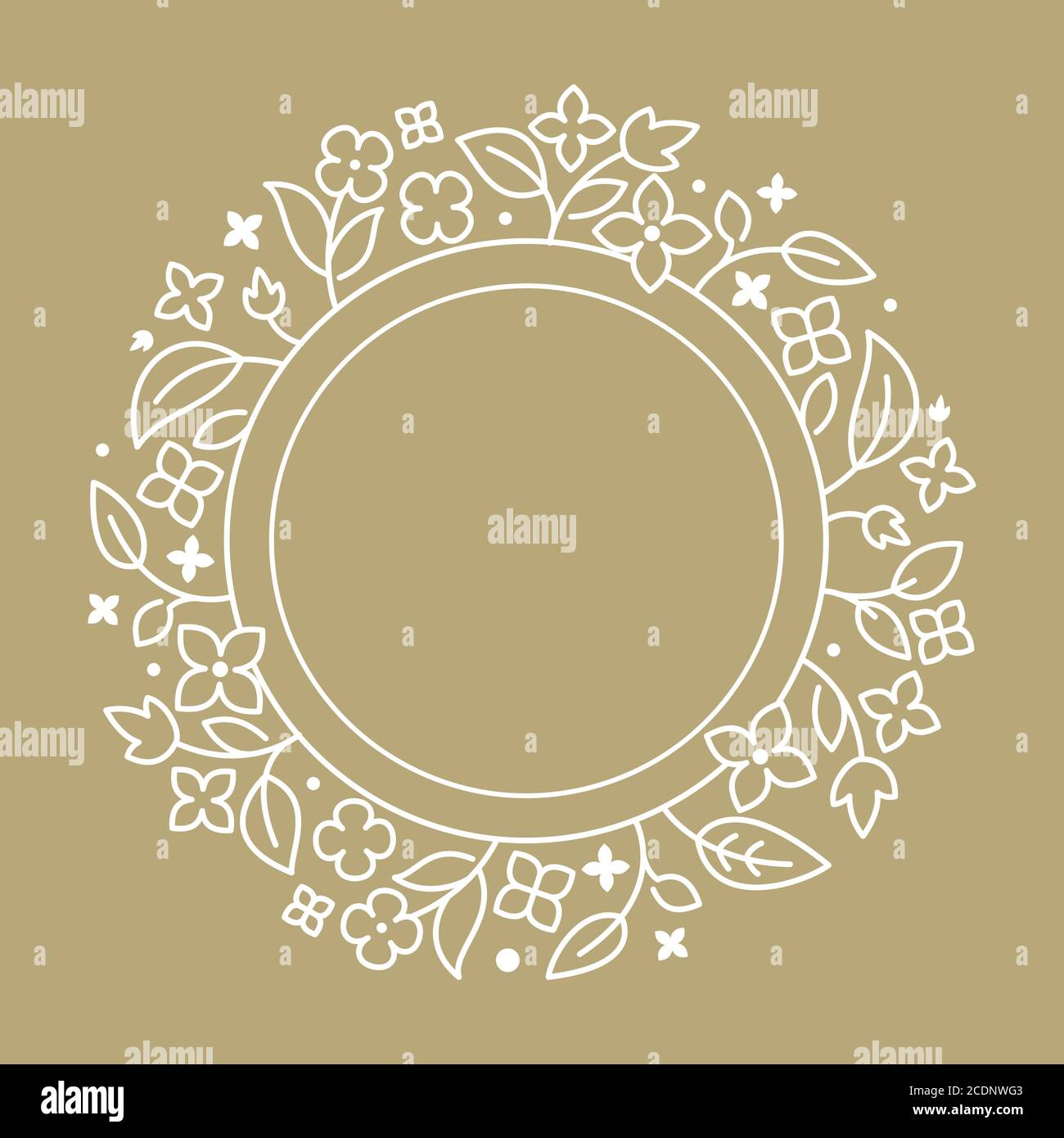 Round flourish frame Stock Vector Image & Art - Alamy