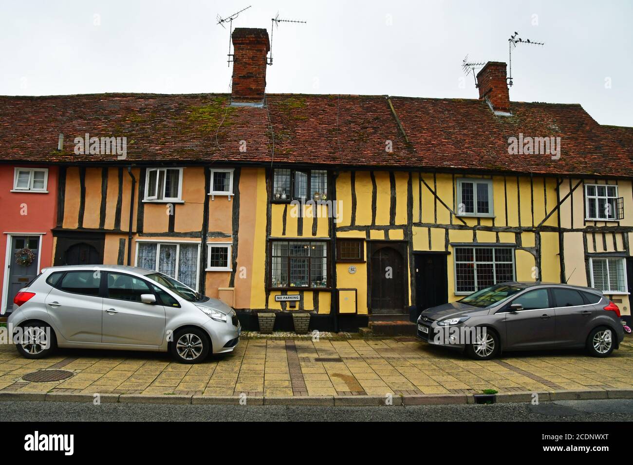 Old timber frame buildings in Hadleigh, Suffolk, UK Stock Photo - Alamy