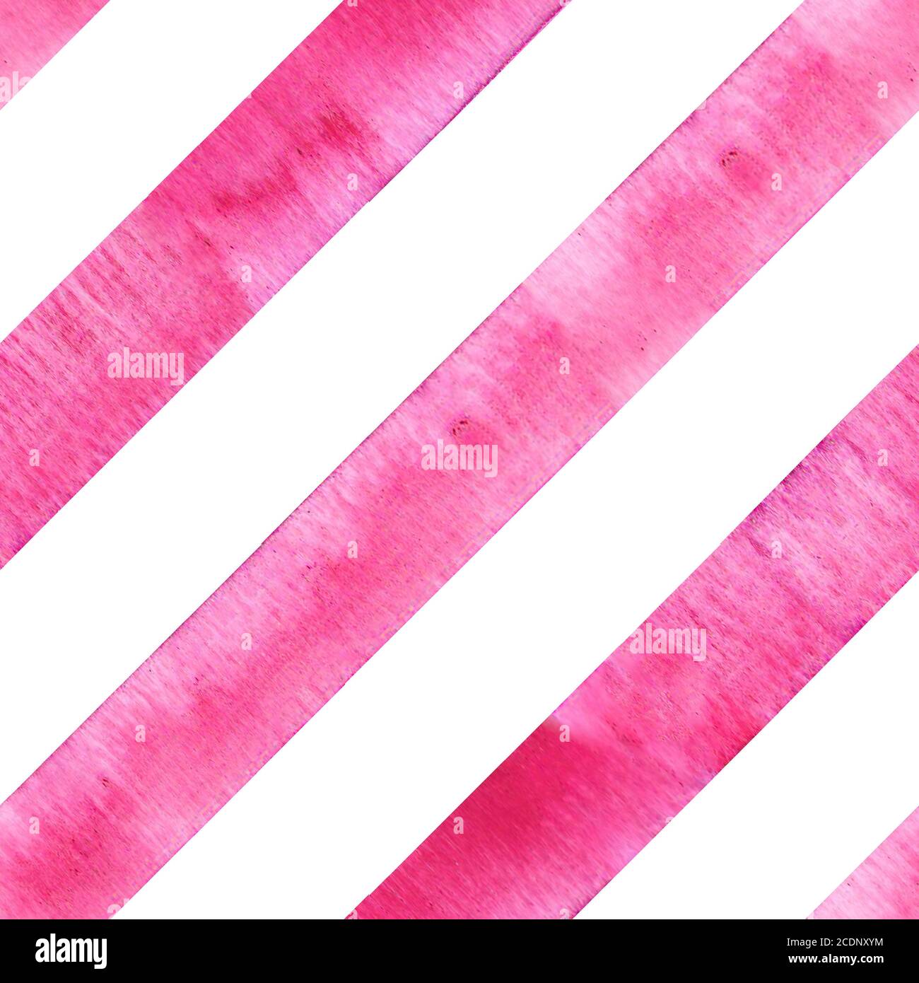 Watercolor pink diagonal stripes on white background. Striped seamless ...