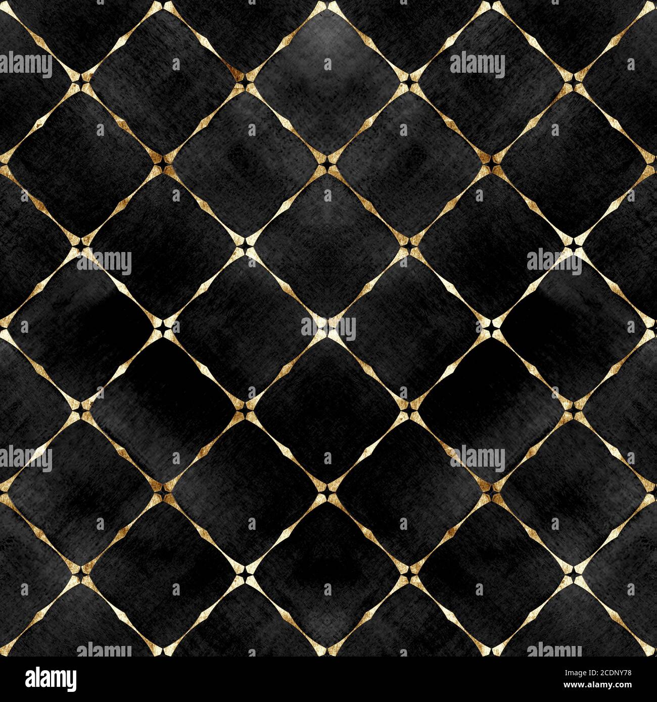 Watercolor abstract geometric black velvet stripe plaid seamless ...