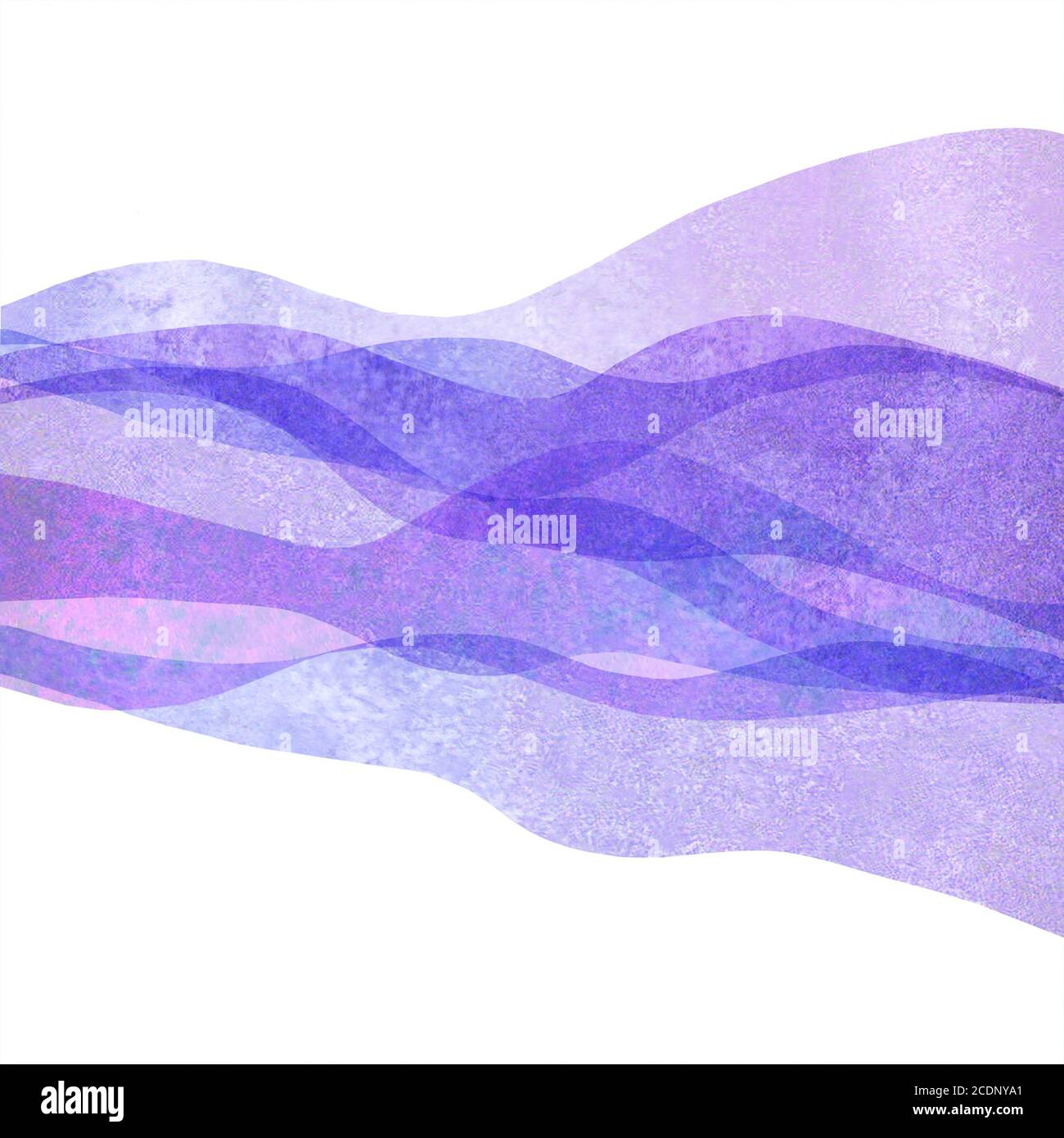 Watercolor transparent wave purple lavender colored background ...