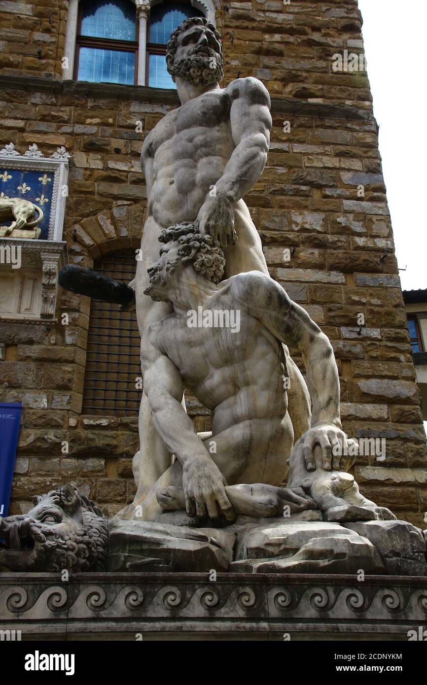 Marble sculpture hercules in palazzo hi-res stock photography and ...