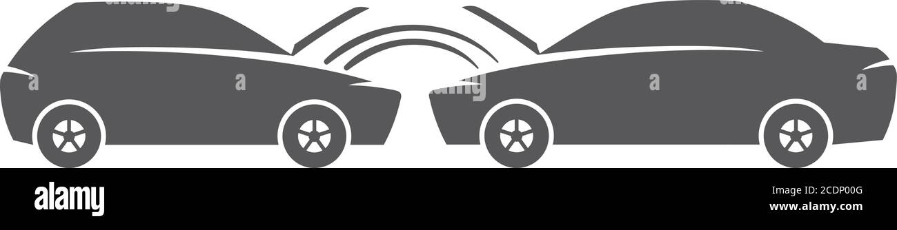 Car jump start icons in black and white. Automotive vehicle maintenance ...