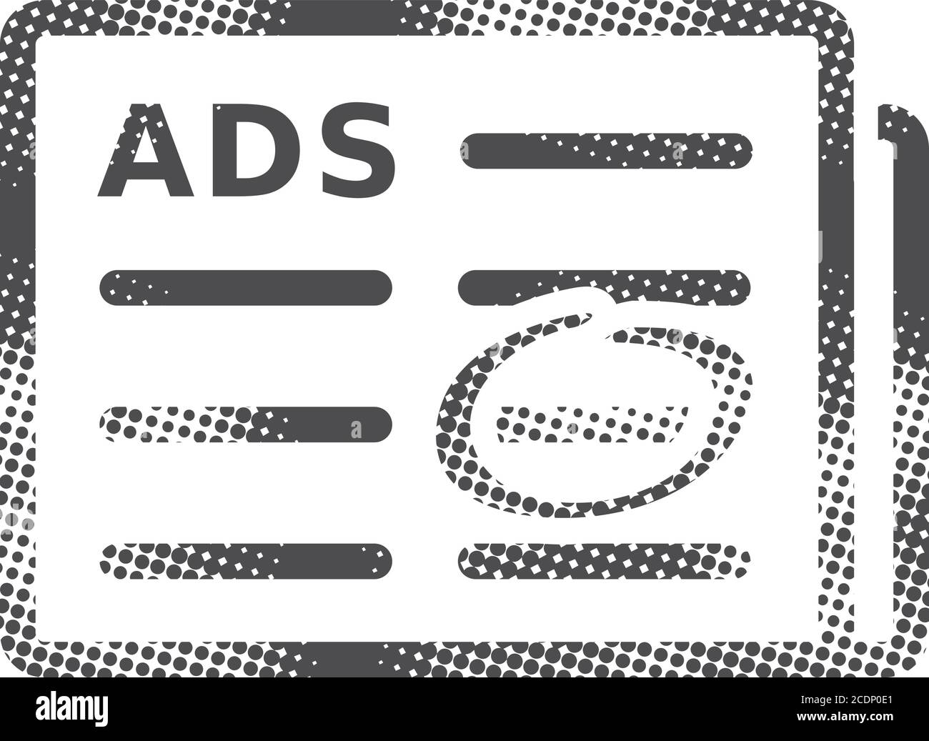 Reading ads Stock Vector Images - Alamy