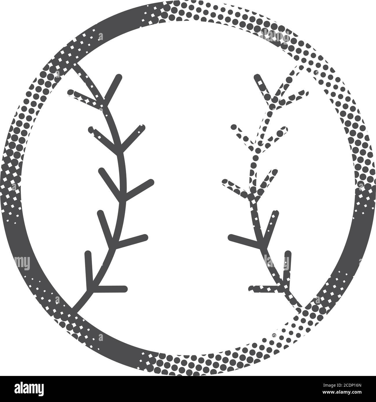 Baseball icon in halftone style. Black and white monochrome vector ...