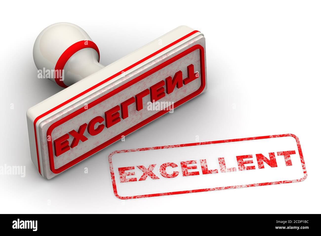 Excellent. The stamp and an imprint. The white stamp with red imprint ...