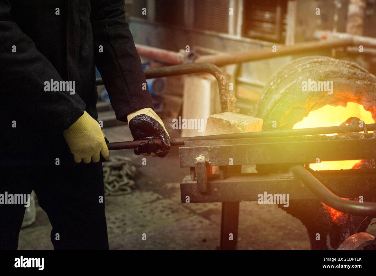 metal melting factory Stock Photo - Alamy