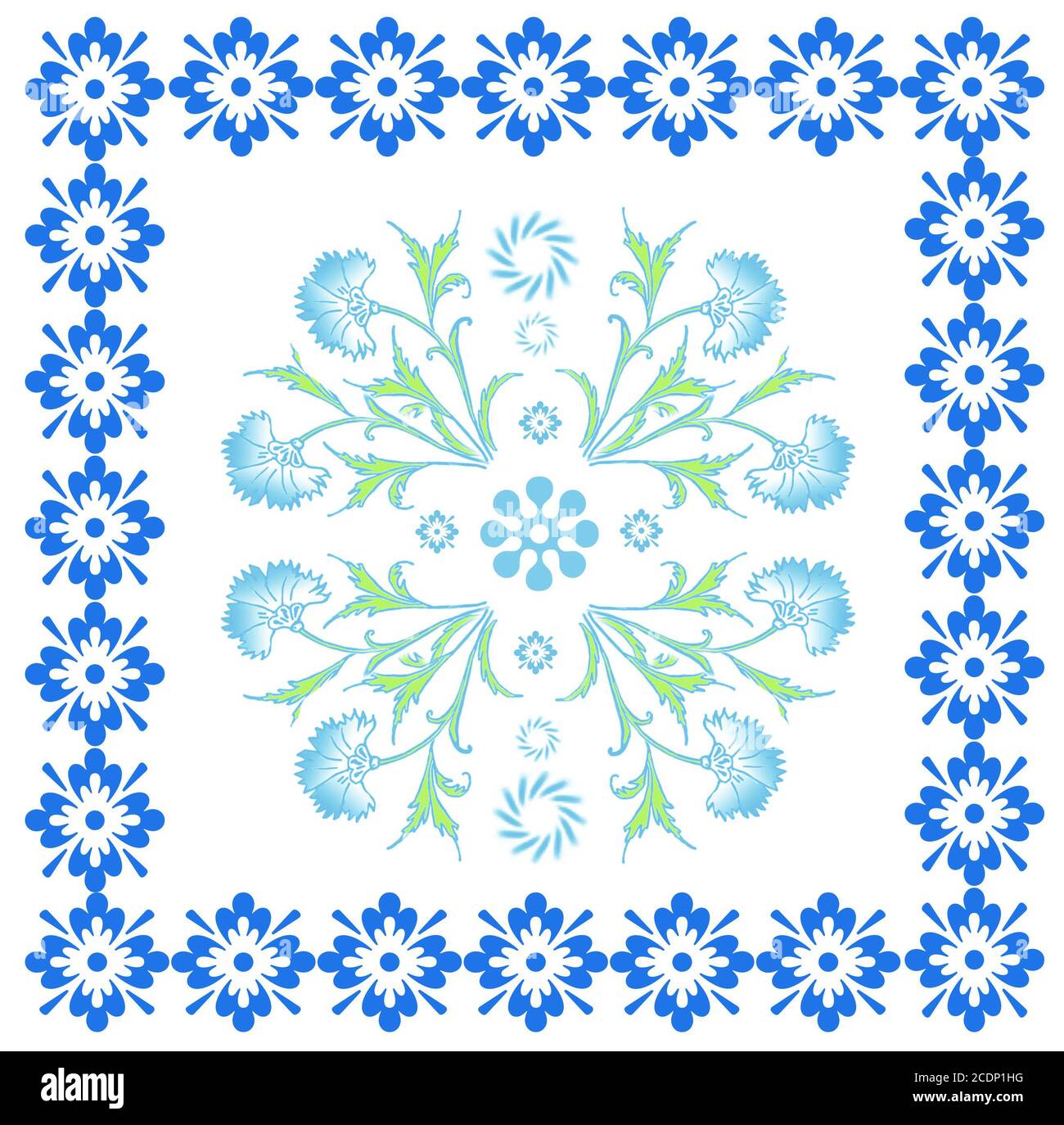 Stylized floral motif hi-res stock photography and images - Alamy