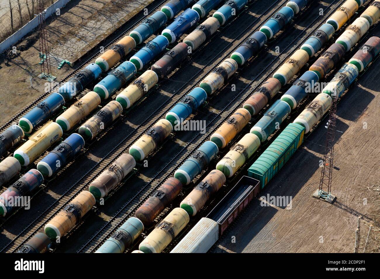 Oil storage tanks russia hi-res stock photography and images - Alamy