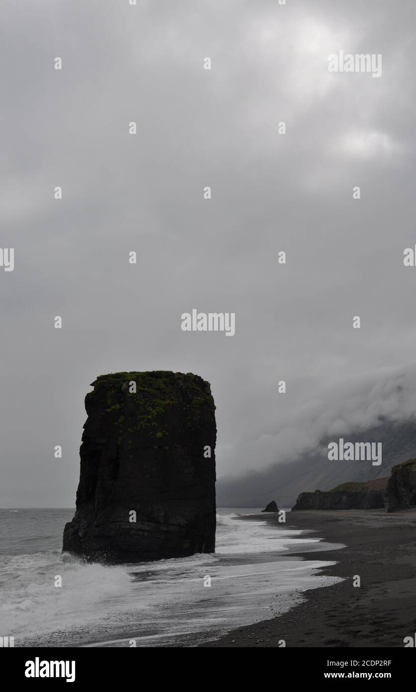 Basalt rock on Iceland (Dalkur Stock Photo - Alamy