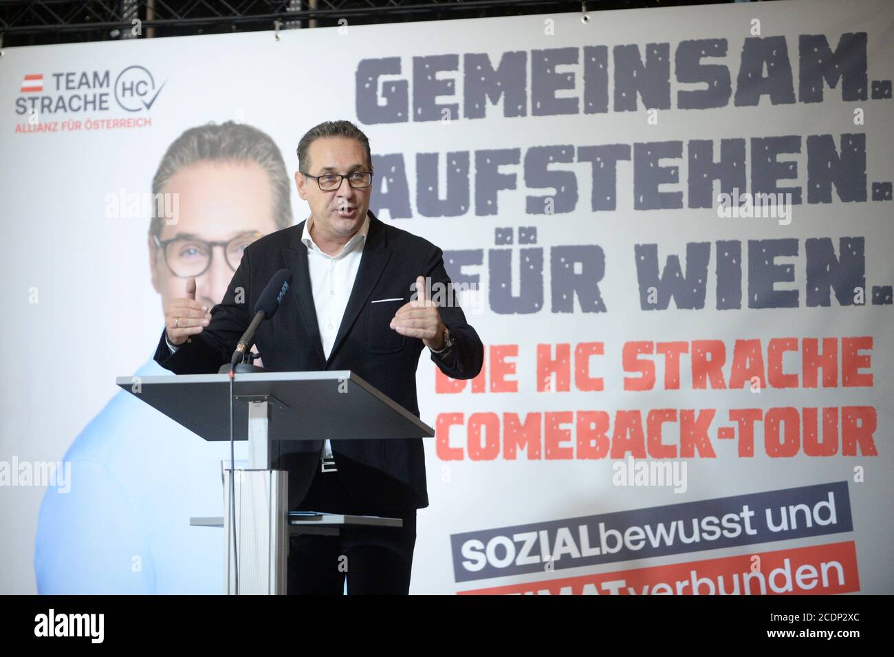 Team hc strache hi-res stock photography and images - Alamy